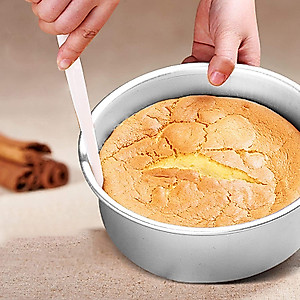 English Muffins Mold, Aulufft 16 Pieces Stainless Steel Double Rolled Rings 3.15 Inch Crumpet Rings Circular Round Muffin Tart Ring Molds for Home Food Baking + 1 Piece Cake Mold Knife1