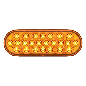 GG Grand General 78230BP Oval Pearl Amber/Amber 24 LED Sealed Park/Turn Light