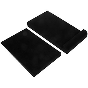 Loudspeaker Acoustic Foam 2PCS Speaker Acoustic Pads Foam Studio Monitor Speaker Cushion High Density Acoustic Foam for Sound Improvement Vibrations Speaker Foams Pad