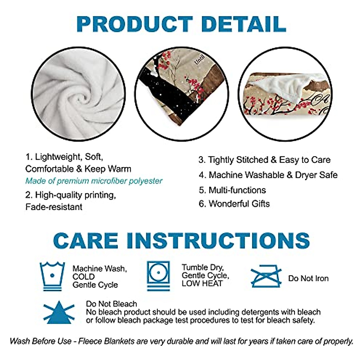 MUCHNEE in Loving Memory Blanket 60" x 50" Cardinal Memorial Gift for Loss of Loved One, Remembrance Sympathy Gift Throw Blanket, Bereavement Condolence Gifts for Loss of Dad Mom Husband Wife Friends