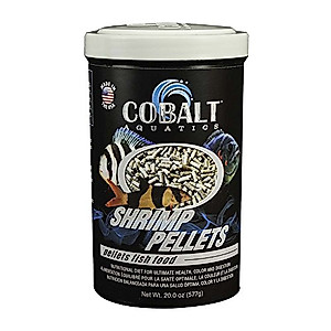 Cobalt Aquatics Shrimp Pellet, 20 oz, White/Black