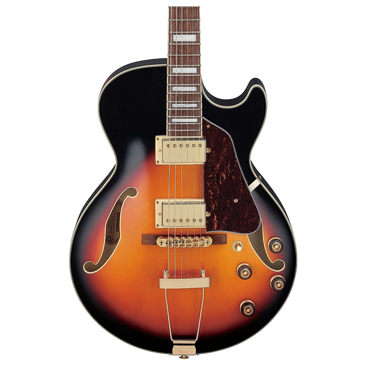 Ibanez Artcore AG75G Hollowbody Electric Guitar - Brown Sunburst