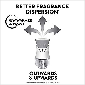 Air Wick Plug in Scented Oil Starter Kit (Warmer + 1 Refill), Lavender & Chamomile, Air Freshener, Essential Oils
