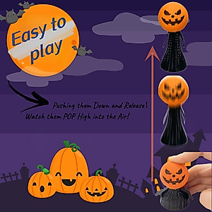 Jumping Popper - Jumping Toys 24Pack - Spring Launchers Toy -Bouncing Toys Funny Jump Bounce Elf - Fly Man - Halloween Party Favor Supplies for Kids - Bounce DollReward Prizes