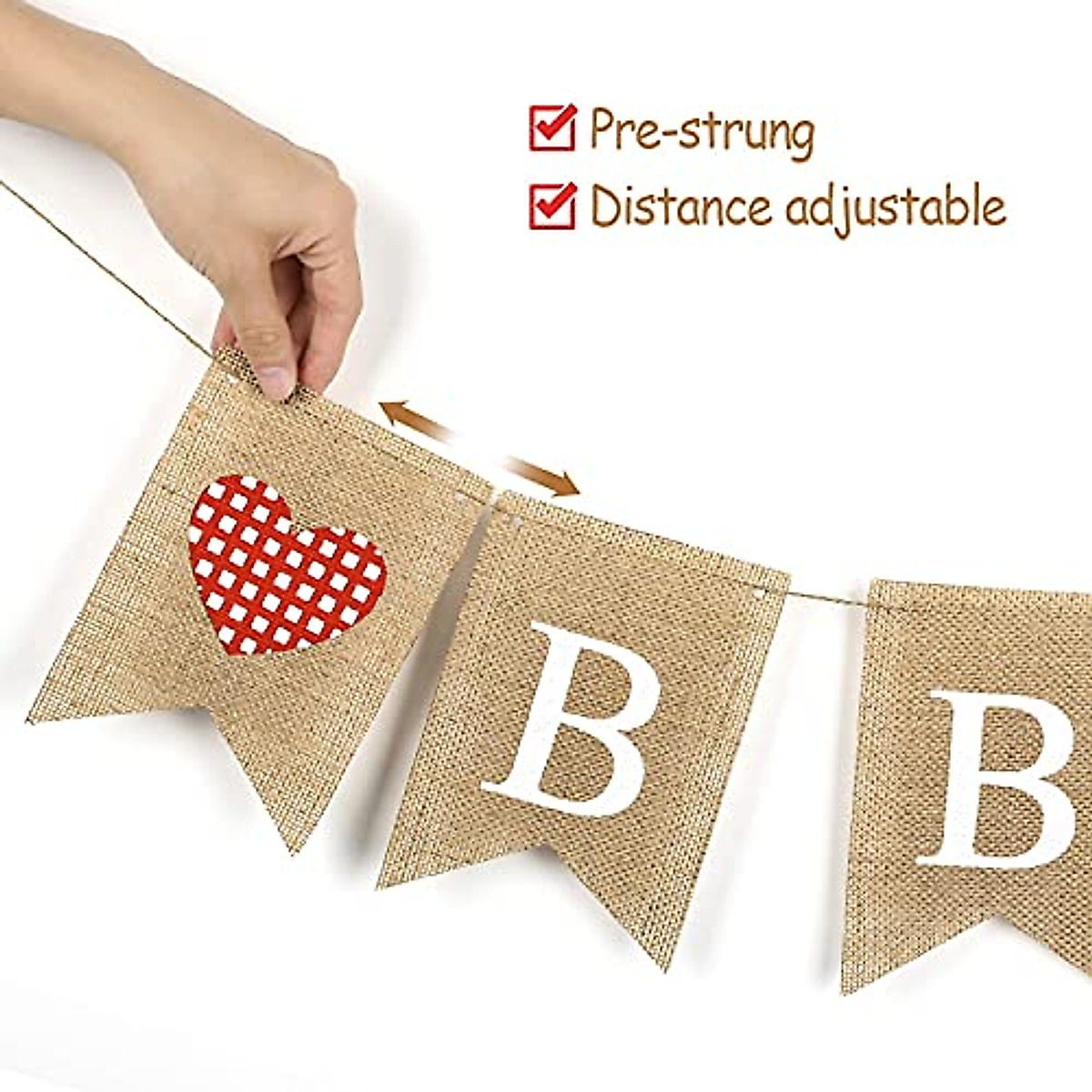 2 Pcs Burlap Welcome I DO BBQ Sign Banners Garland Bachelorette Party Picnic Wedding Engagement Bridal Shower Decoration Bride to Be Sign, Better Be Quick(BBQ) Photo Backdrop Supplies