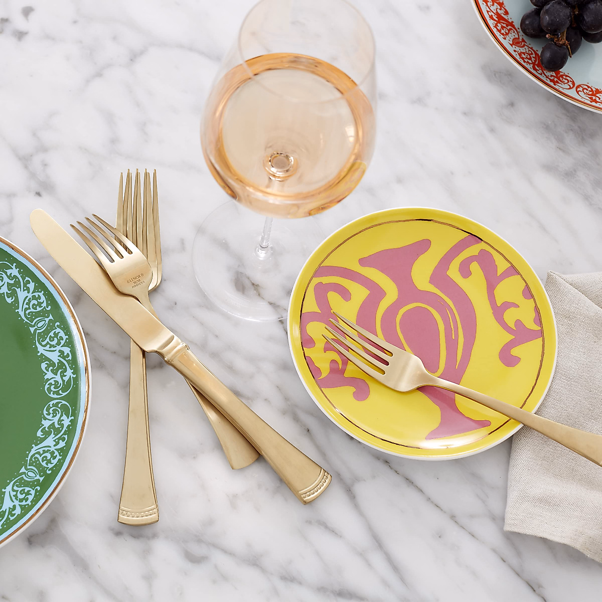 Lenox Portola, 3.40 LB, 20-Piece Flatware Set, Gold