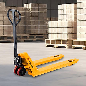 Aequanta Pallet Jack,5500lbs Capacity Hand Pallet Jack Truck 21" W x 48" L Forks