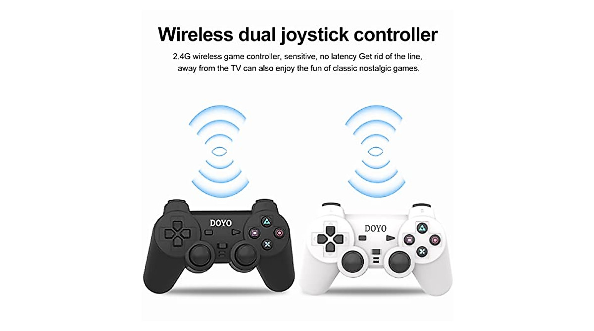 Wireless Retro Game Console - Plug & Play 4K Gaming