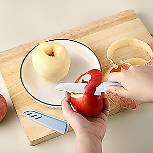 8 Piece Paring knife, 4PCS Paring Knives & 4PCS Knife Sheath, Fruit and Vegetable Knife, Ultra Sharp Kitchen Knife, German Steel Pairing Knife With ABS Handle