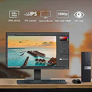 Dell OptiPlex 5050 Desktop Computers with 24" Monitor PC Bundle,Intel i7-6700 3.4GHz,32GB DDR4 Ram New 512GB M.2 NVMe SSD,Intel AX200 Built-in WIFI 6,Bluetooth 5.2, HDMI,DVD-RW,Windows 10 Pro(Renewed)