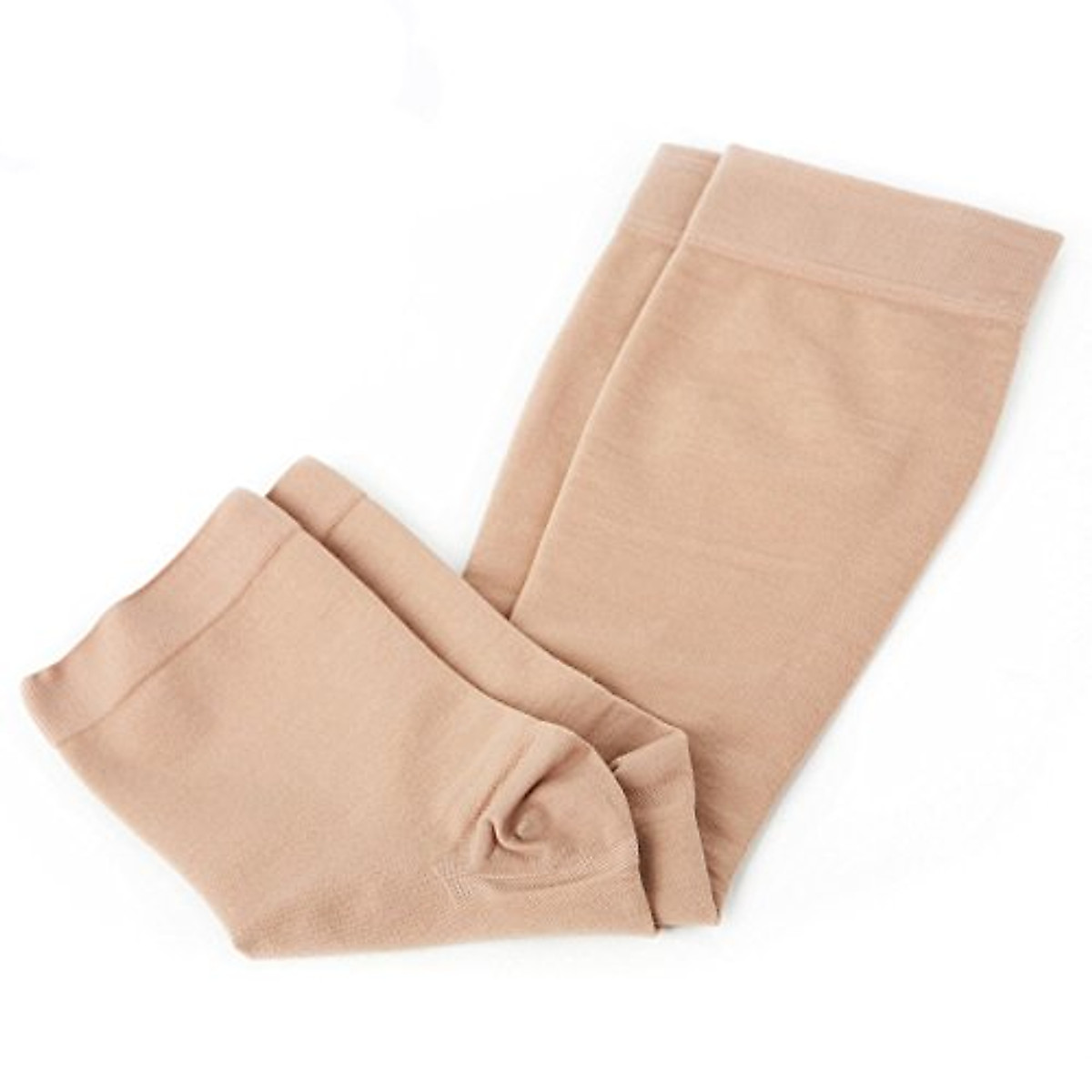 PPXGOGO Compression Socks for Men & Women (20-30mmHg) - Knee High Compression Stockings for Athletics, Running, Flight Travel, Support.(Nude-open-XXL)