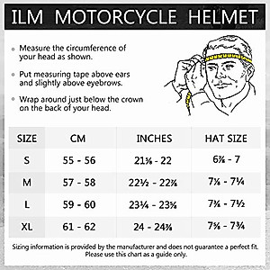 ILM Open Face Motorcycle 3/4 Half Helmet for Dirt Bike Moped ATV UTV Motocross Cruiser Scooter DOT Model 726X (Midnight Green,L)