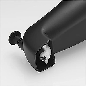Weirun Bathroom Bathtub Water Outlet Bath Slip-On Diverter Tub Spout 4 Inches 1/2" Copper Pipe, Matte Black