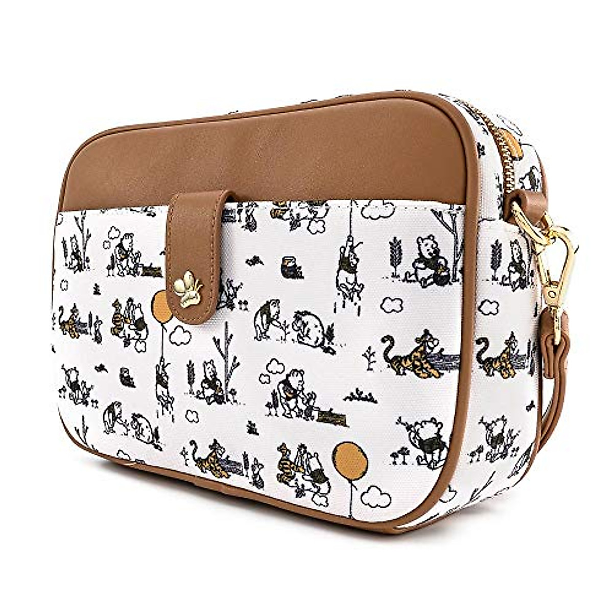 Loungefly Disney Winnie The Pooh Line Drawing Crossbody Bag Purse