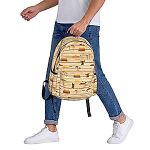 ZOSENY Cartoon Backpack for Women and Men 17 inch Laptop Backpack Waterproof Travel Backpack Lightweight Student School Backpack Cute Book Bag