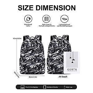 Tpeohan Student Backpack for Boys School Bags Teen Bookbags Back to School Football Backpacks