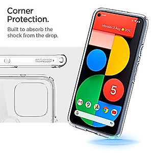 Spigen Ultra Hybrid Designed for Pixel 5 Case (2020) - Crystal Clear