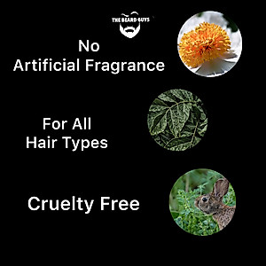 The Beard Guys Maximum Strength Minoxidil & Biotin Fast Beard Growth Oil, One Month Supply, 2 Ounce - Top Beard Thickener and Conditioner Infused With Argan and Jojoba Oil