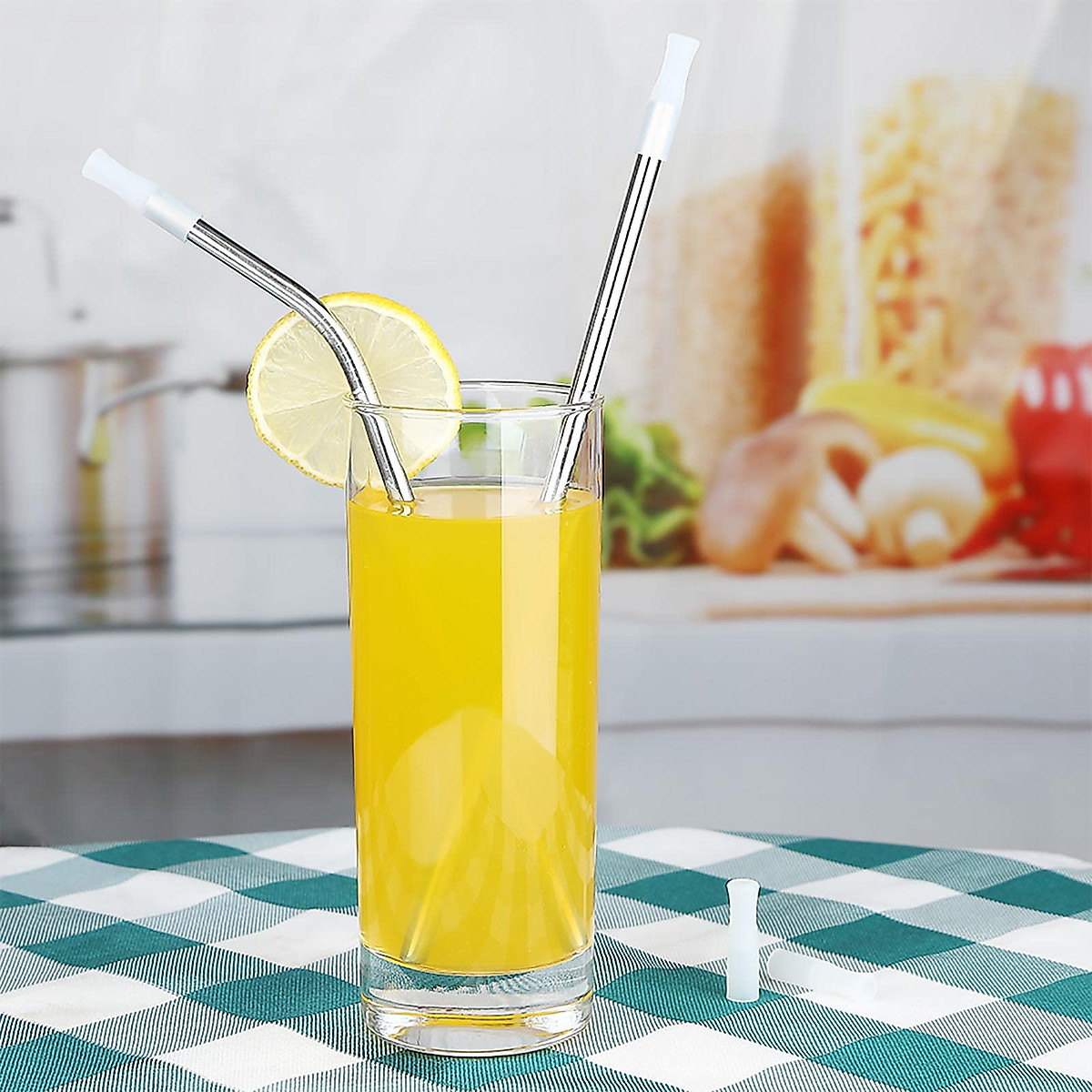 VANDBAO Portable Travel Utensils, Reusable Silverware with Case for Fixing Tableware, 9 Pieces Stainless Steel Stable Flatware Set, Camping Picnic Cutlery Set (Silver Set)