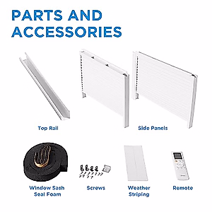 Midea 12000 BTU Smart Inverter Air Conditioner Window Unit with Heat and Dehumidifier – Cools up to 550 Sq. Ft., Energy Star Rated, Quiet Operation, Electronic Controls, Remote Control, White