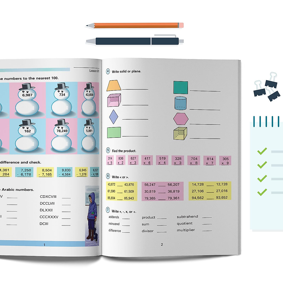 Horizon Math 3rd Grade Student Book 2