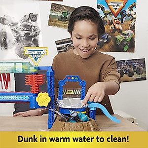 Spin Master 6060160 Monster Jam 1T64 Truck Wash Playset