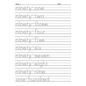 Handwriting Practice Book for Kids Ages 6-10 : Printing workbook for Grades 1, 2 & 3, Learn to Trace Alphabet Letters and Numbers 1-100, Sight Words, ... and Math Drills for Grades 1, 2, 3 & 4)