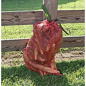 8 Large Mesh Produce Bags, 32 Inches X 18 Inches, Holds up to 35 lbs (8 Bags)