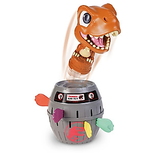 TOMY Pop Up T-Rex Kids Game - Family and Preschool Kids Games for Family Game Night - Kids Activities and Jurassic World Toys - Girls and Boys Games - 2-4 Players - Ages 4 Years and Up