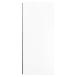 DALIX PVC Veritcal Blind Replacement Slats Curved Smooth White (82.5 Length) (5, White)