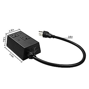Automatic Vacuum Switch for Power Tools, Etoolcity Unique Current Sensing Technology to Delay Vacuum On to Prevent Circuit Overload, Eliminating Circuit Breaker Tripping