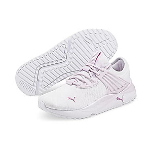 PUMA Women's Pacer Future Sneaker Wht/Lvndr 7 Medium US