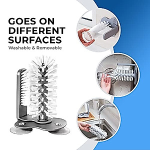 Automatic Glass Rinser For Kitchen Sink, Stainless Steel Sink Cup Washer, Baby Bottle Washer, Bar Cup Cleaner, Sink Attachment, Kitchen Sink Accessories