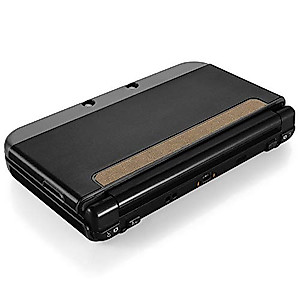 TNP Protective Case Compatible with Nintendo New 3DS XL LL 2015, Black - Plastic + Aluminum Full Body Protective Snap-on Hard Shell Skin Case Cover New Modified Hinge-Less Design