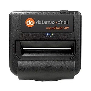 Datamax-O'Neil 200360-100 microFlash 4t Portable Direct Thermal Printer 203 dpi 4 Inch Print Width 25 Inches per Second MF4TE and Bluetooth (Certified Refurbished)