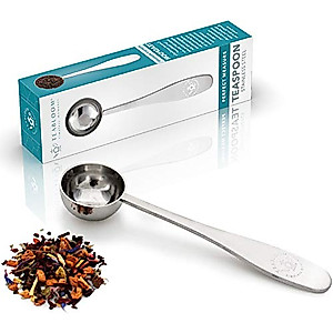 Teabloom Perfect Measure Loose Leaf Tea Spoon - Premium Quality Stainless Steel Tea Scoop