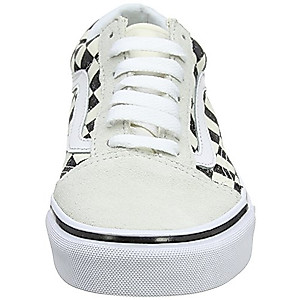 Vans Unisex Low-Top Sneakers, Off-White ((Checkerboard) White/Black 27k), 7 US Men