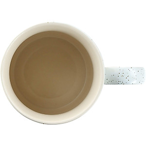 Pavilion Gift Company Large 15 Oz Stoneware Coffee Cup Mug The Legend Has Retired, 15oz, Grey