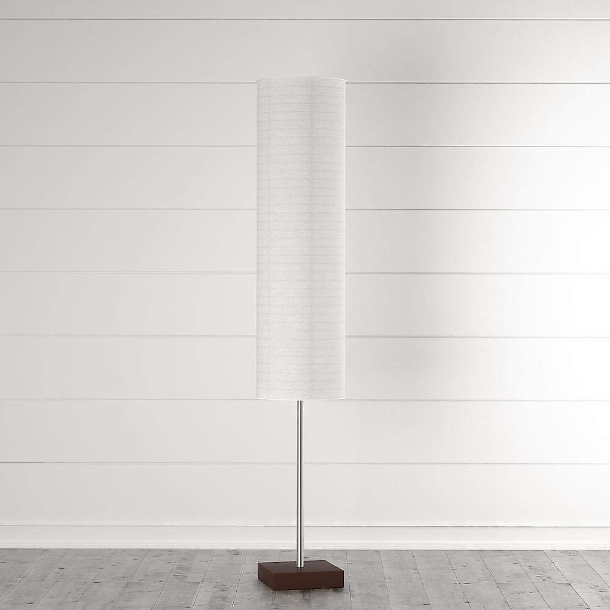 Adesso Home 4099-15 Transitional Three Light Floor Lamp from Gyoza Collection in Pwt, Nckl, B/S, Slvr. Finish, Walnut Rubber Wood/Brushed Steel