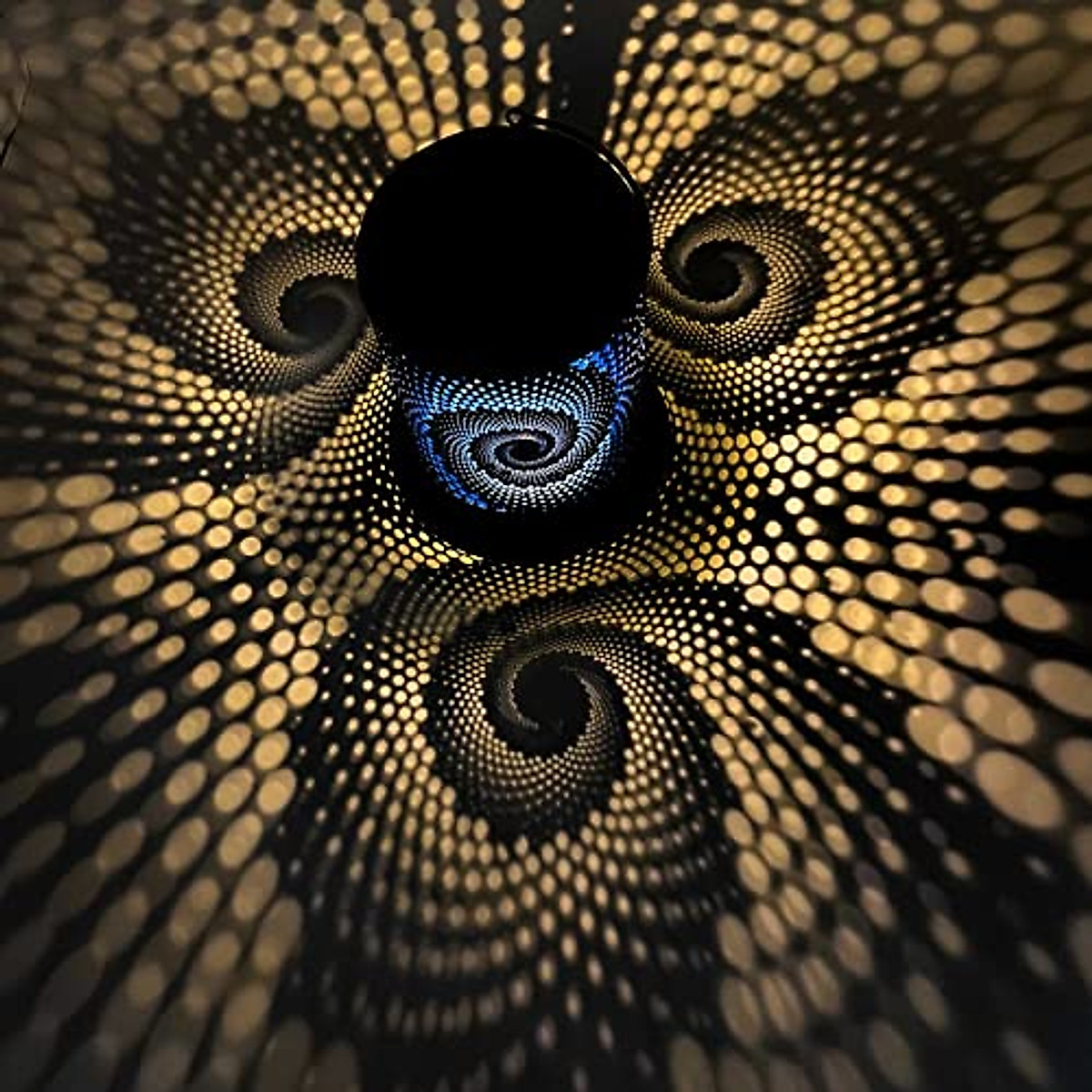 Solar Outdoor Lanterns Hanging Bohemian Solar Lights Outdoor Waterproof Garden Light, Metal Lantern Dragonfly Solar Table Light LED Lantern for Garden, Patio, Yard