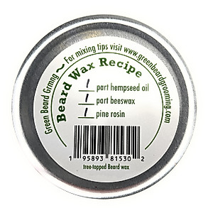 Green Beard Grmng Tree-Topped Beard Wax (2oz.) Medium Tacky - from