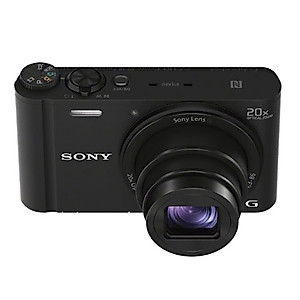 Sony DSCWX350 18 MP Digital Camera (Black)