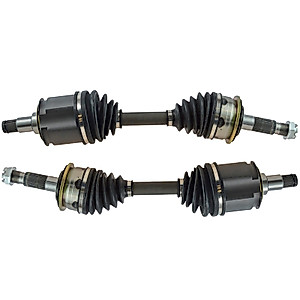 TRQ Front CV Axle Shaft Assembly Pair Set of 2 Compatible with Toyota Tacoma 4Runner