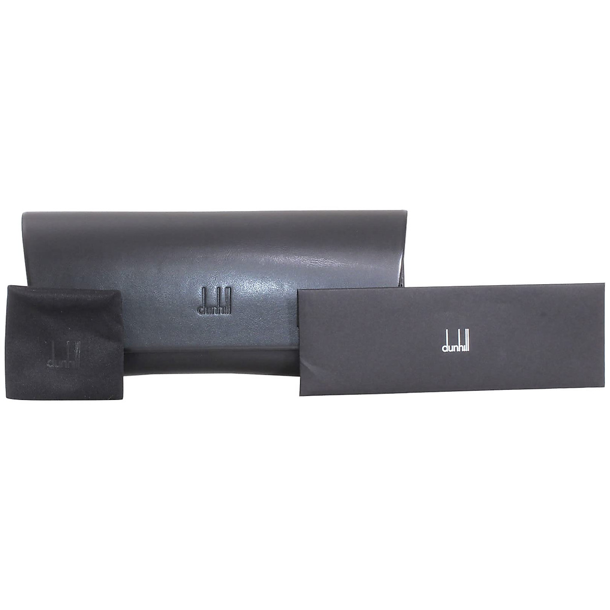 Dunhill Rectangular Sunglasses DU0002S 004 Transparent Gray 54mm, 54-17-145