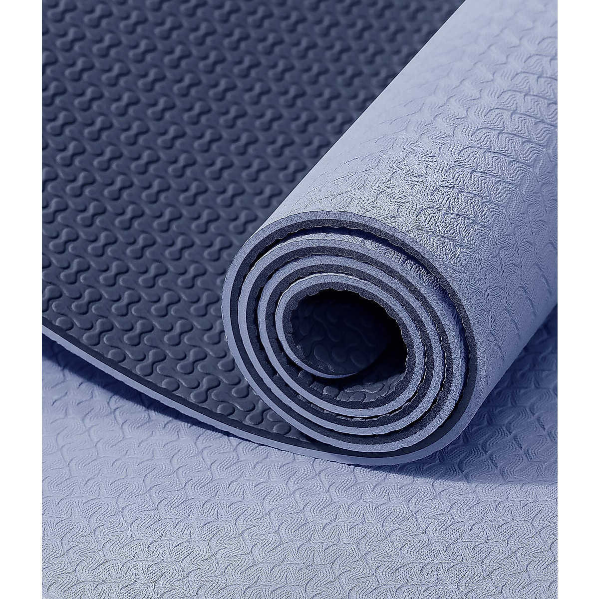 IUGA Yoga Mat Non Slip Anti-tear Yoga Mats Eco Friendly Hot Yoga Mat Thick Workout & Exercise Mat for Yoga, Pilates and Fitness (72"x 24"x 6mm)