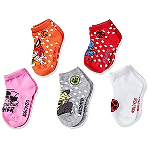 Miraculous Tales of Ladybug & Cat Noir Girls 5 Pack Shorty Socks