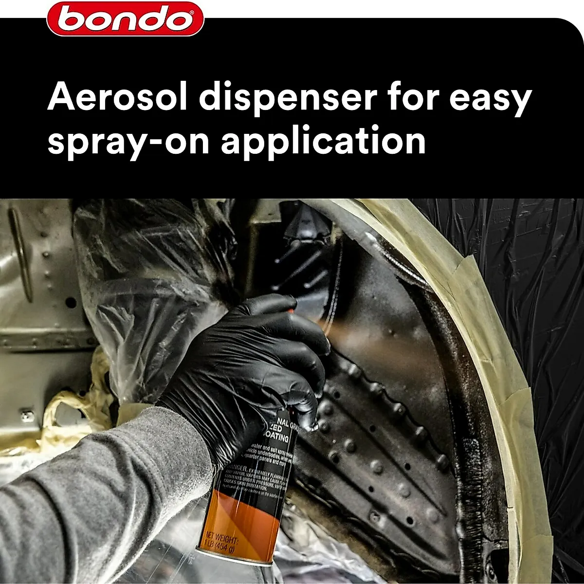 Bondo Rubberized Undercoat, 18 oz. Aerosol