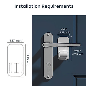 Door Locks for kids Safety (4-Pack), KRIADO Door Lever Lock,Prevents Toddlers from Opening Doors, Door Handle Lock, 3M Adhesive