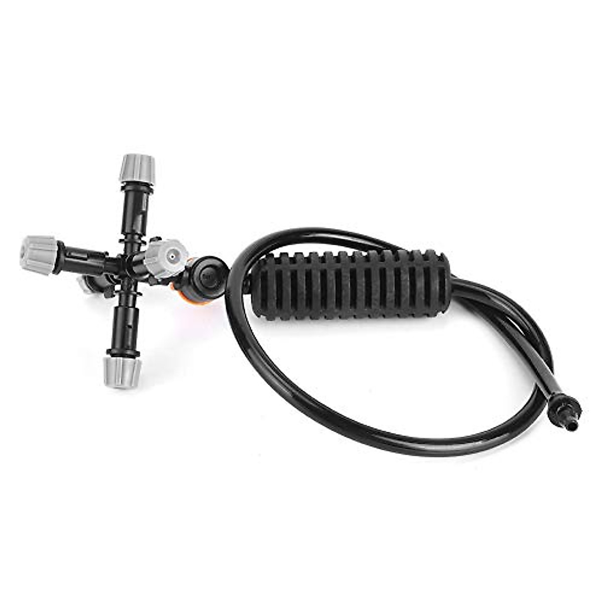 Shanrya 5-Head Nozzle Spray, Micro Irrigation System, Mist Cool Nozzle Roof Cooling for Garden Irrigation