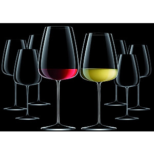 Luigi Bormioli Talismano 15.25 oz Glass, Set of4 Double Old Fashion Drinkware, 450ml, Clear